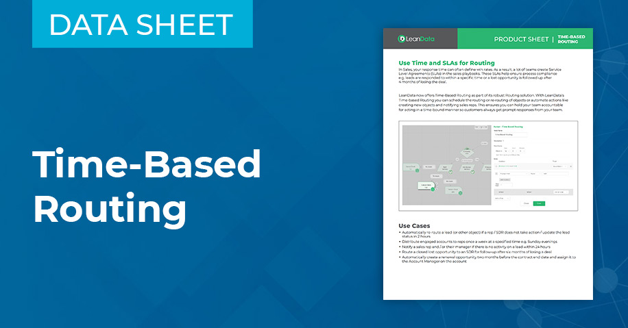 Time-Based Routing - LeanData