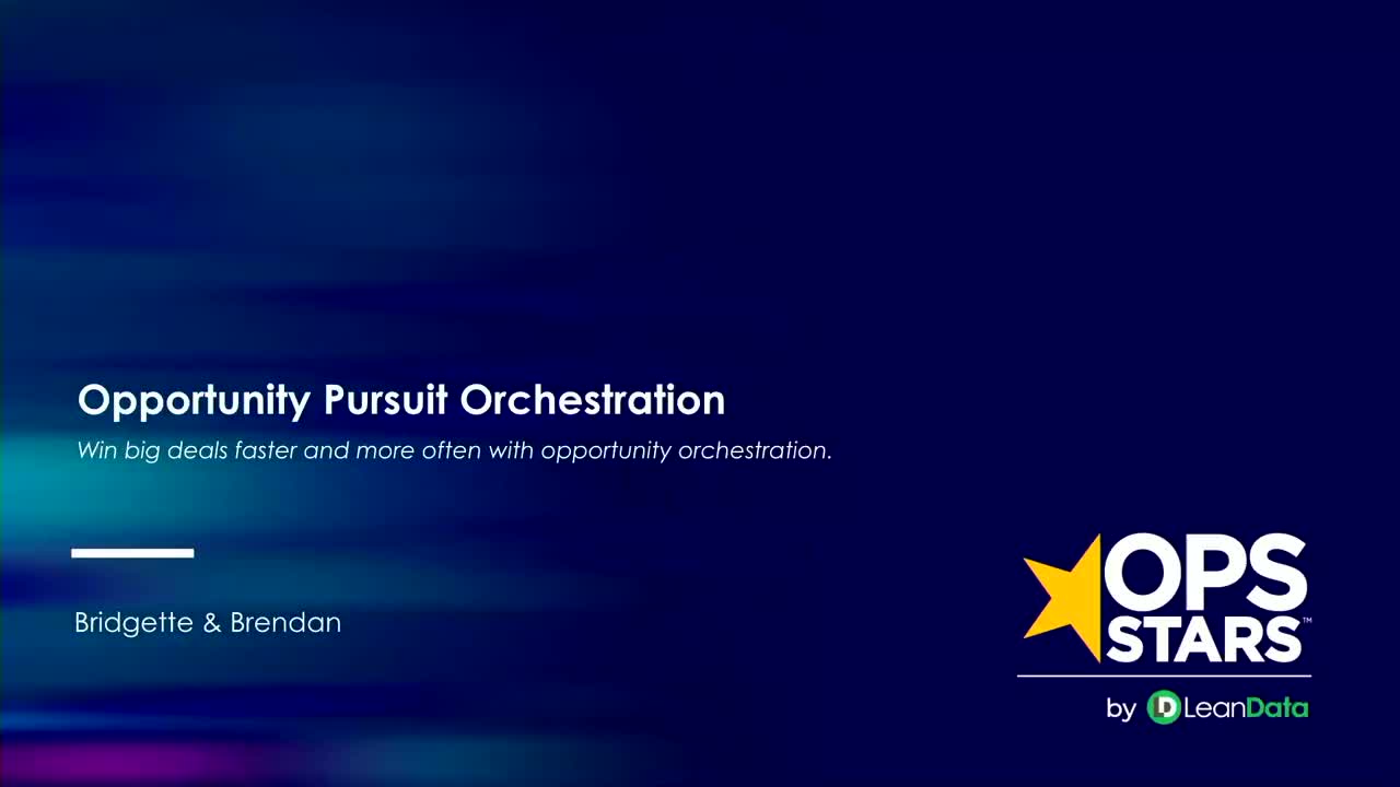[Workshop] Opportunity Pursuit Orchestration - LeanData